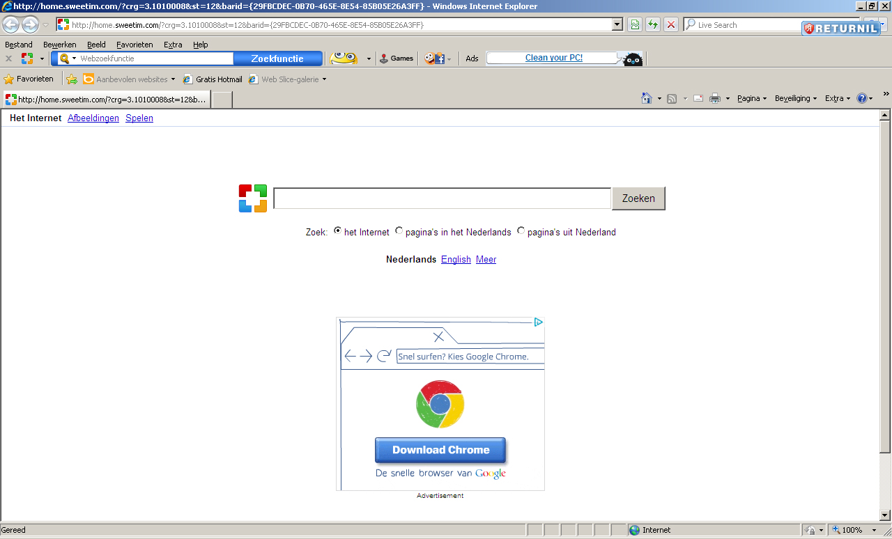 SweetIM / Sweetpacks Communicator verwijderen - Computerforum PC Web Plus