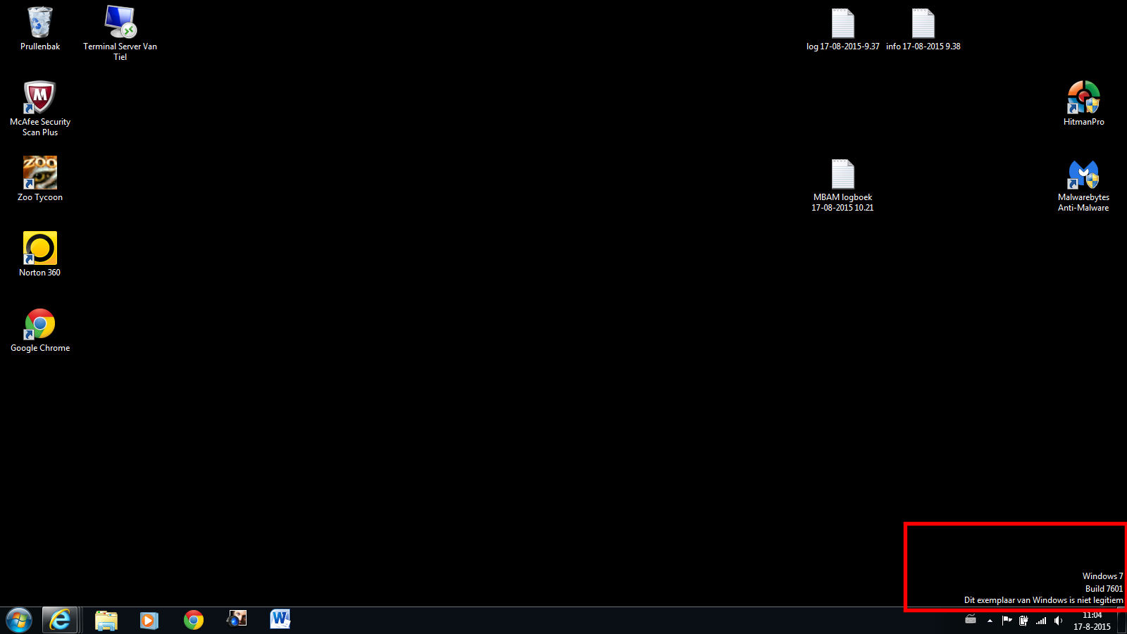 Besmetting met malware Web Protector - Computerforum PC Web Plus