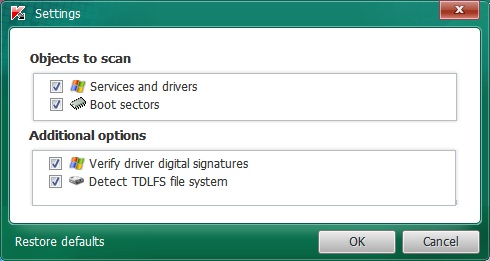 Rootkit verwijderen TDSS,TDL,Alureon,Sinowal,Mebroot,Olmarik ...