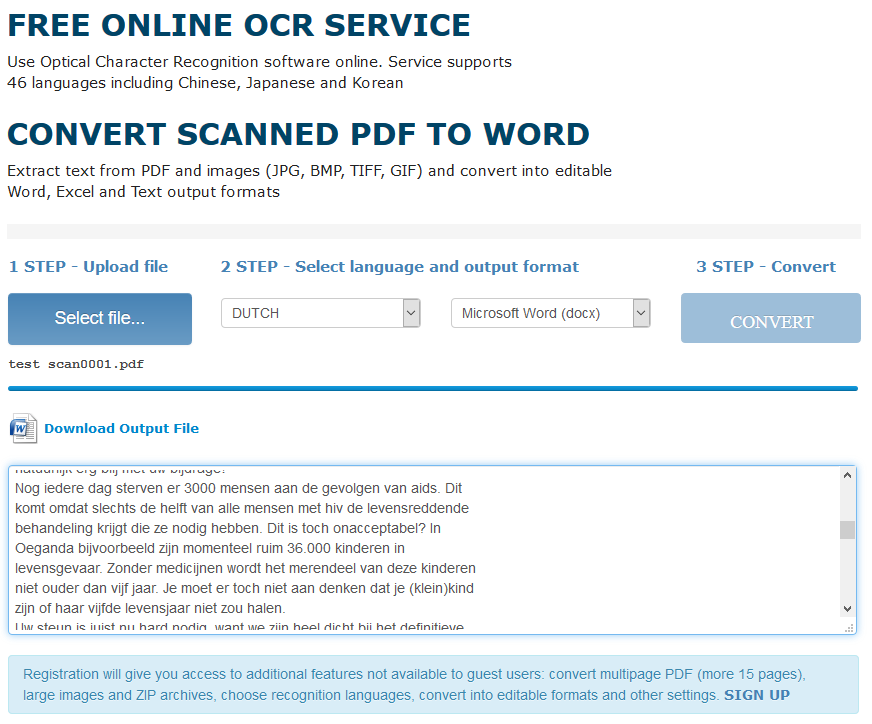 Scanner van printer / Word | Nationaal Computer Forum