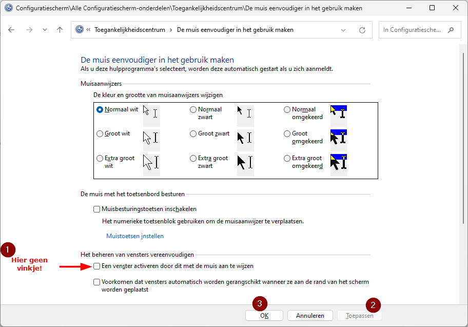 Windows 11 - Actief window verspringt naar ander window als de muis ...